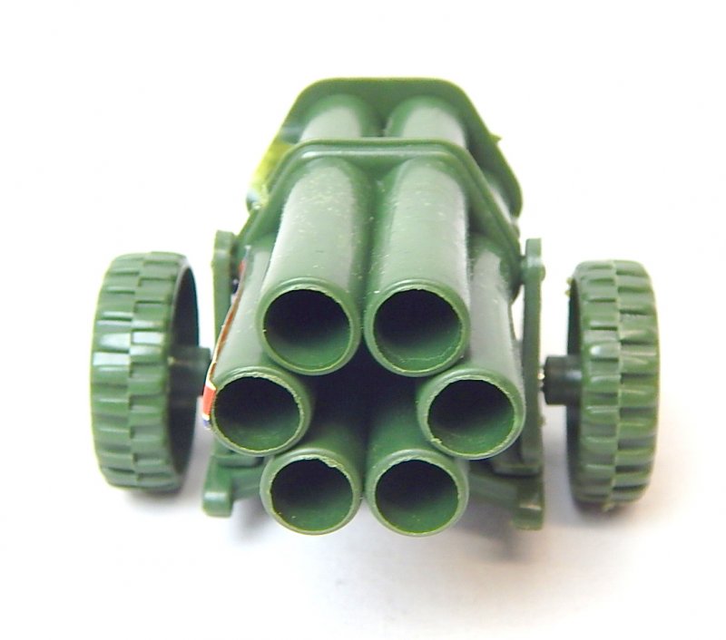WWII Modern Style Green Plastic Mobile Rocket Battery