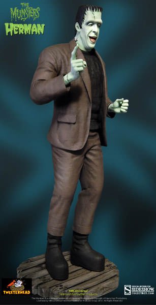 Tweeterhead Herman Munster The Munsters Polystone Maquette 15" statue