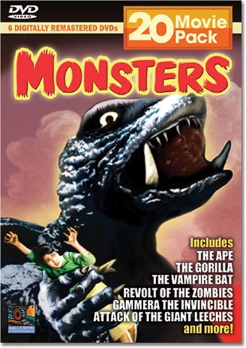 Monsters 20-Movie 5-DVD Pack - Karloff Price Hall Connors - DVDs New Sealed