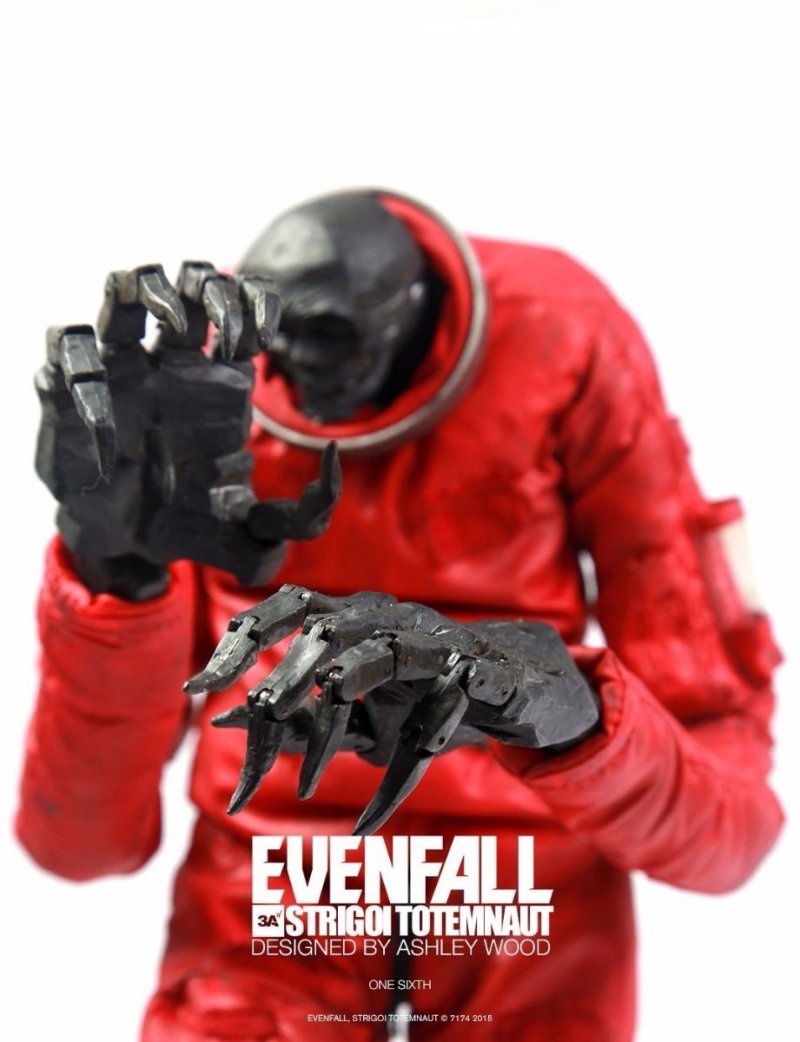 3A ThreeA Ashley Wood EVENFALL Strigoi Totemnaut Security Red 1/6 Scale ...