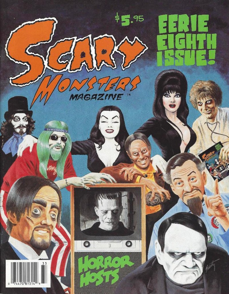 Scary Monsters magazine #08 - Eerie Eighth Issue! Horror Hosts Homage ...