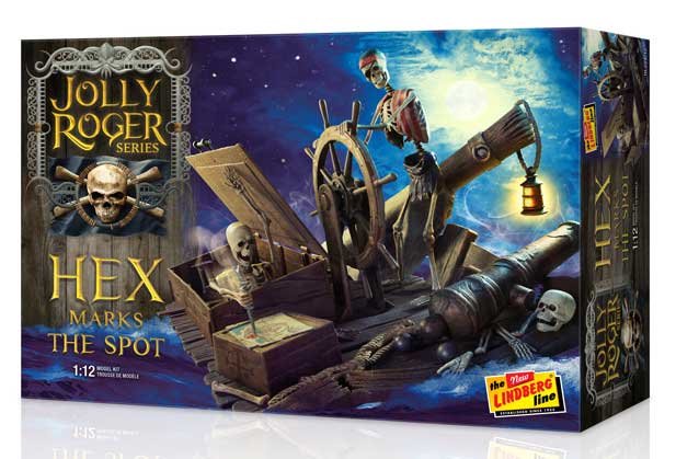 Lindberg Jolly Roger Series: Hex Marks the Spot 1:12 model kit