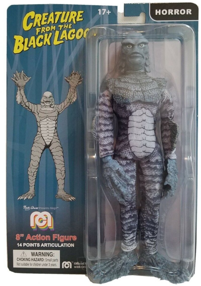 Mego Creature From the Black Lagoon Universal Monsters B&W 8-in figure