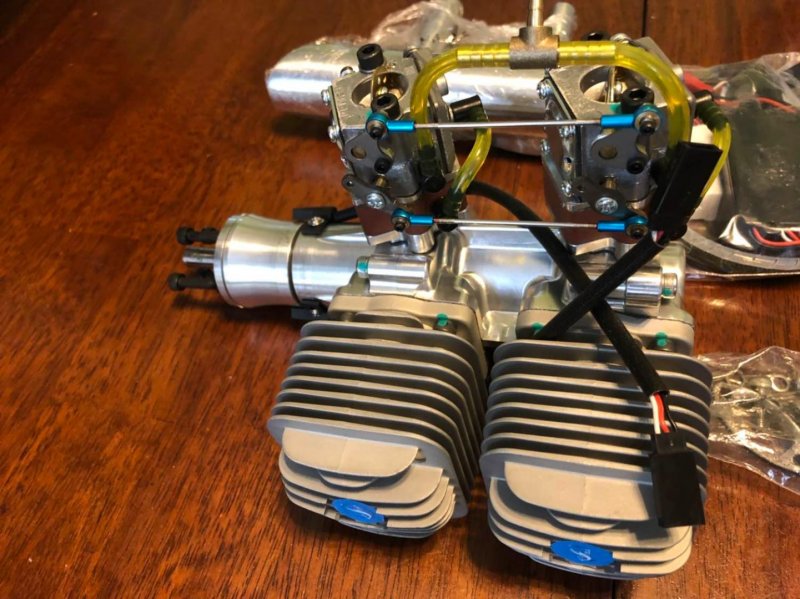 Dla64i2 Inline Twin Cylinder Gasoline Aircraft Engine
