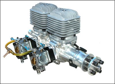 DLA64i2 inline twin cylinder Gasoline aircraft engine
