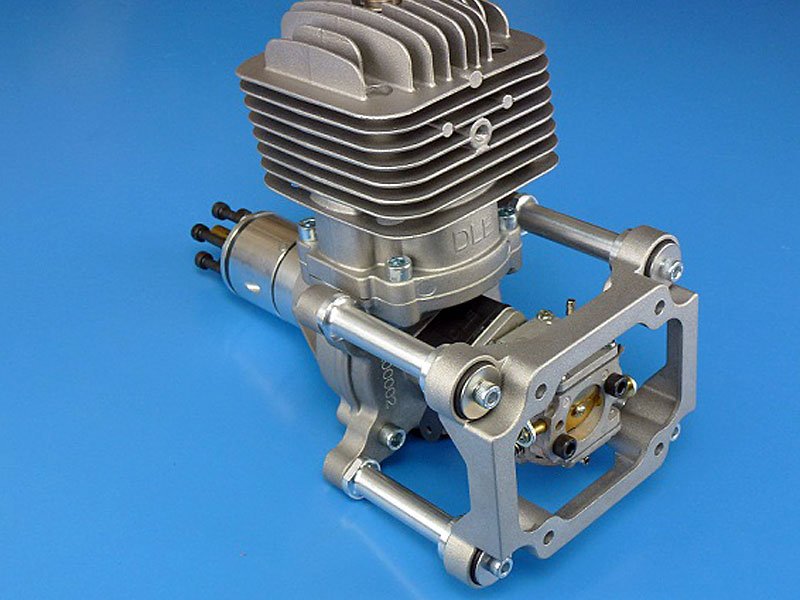 DLE 85 gas engine complete with iso mount, ign, muffler