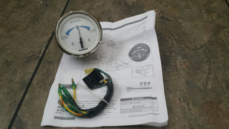 Suzuki Dual Engine Synchronizer Gauge 990C0-86B40/86W41