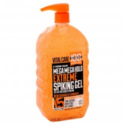 Vital Care Mega-Hold Spiking Gel With Pump Ultimate Control 40 oz